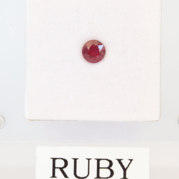 5.2mm Round Ruby Stone