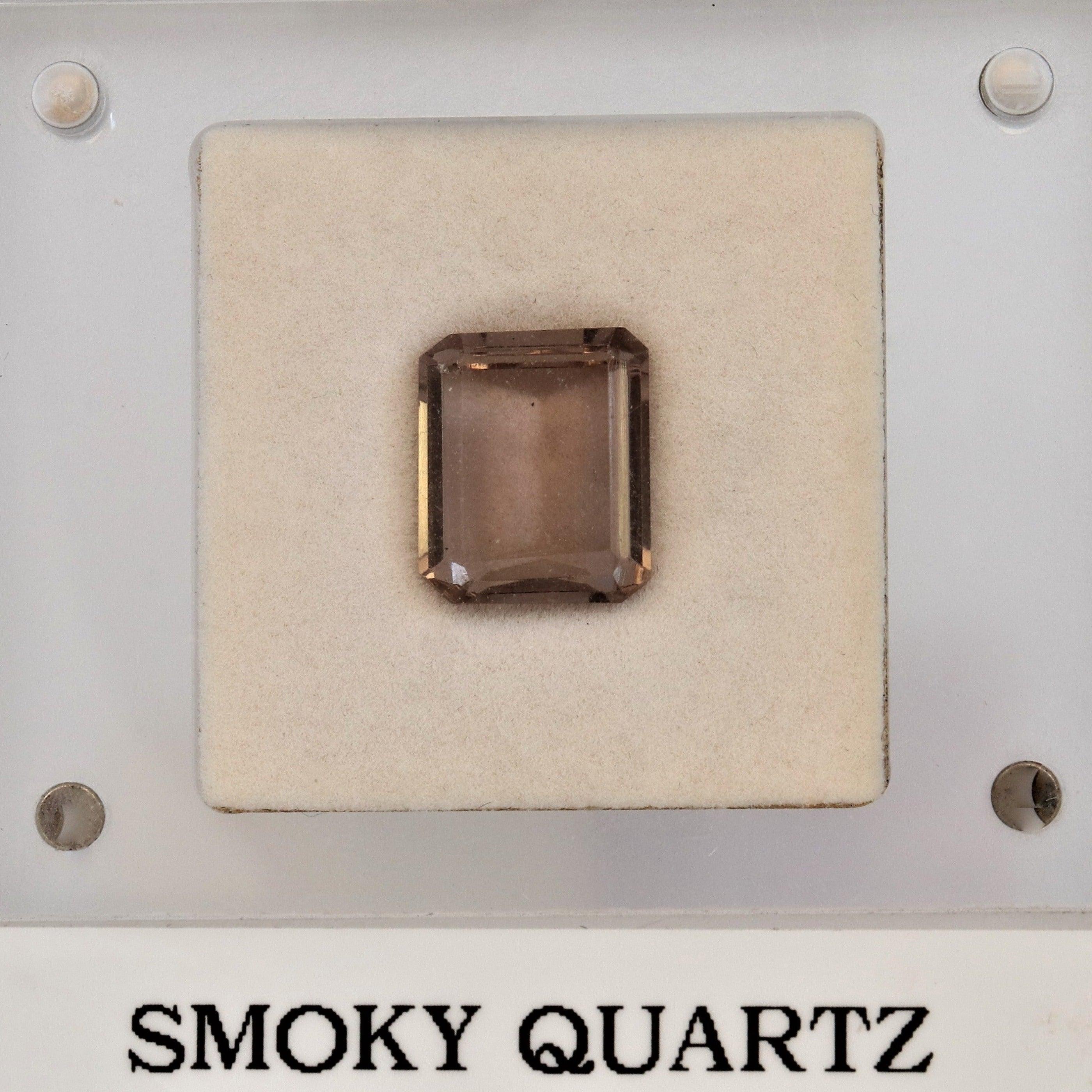 10mm x 12mm Octagon Smoky Quartz Stone