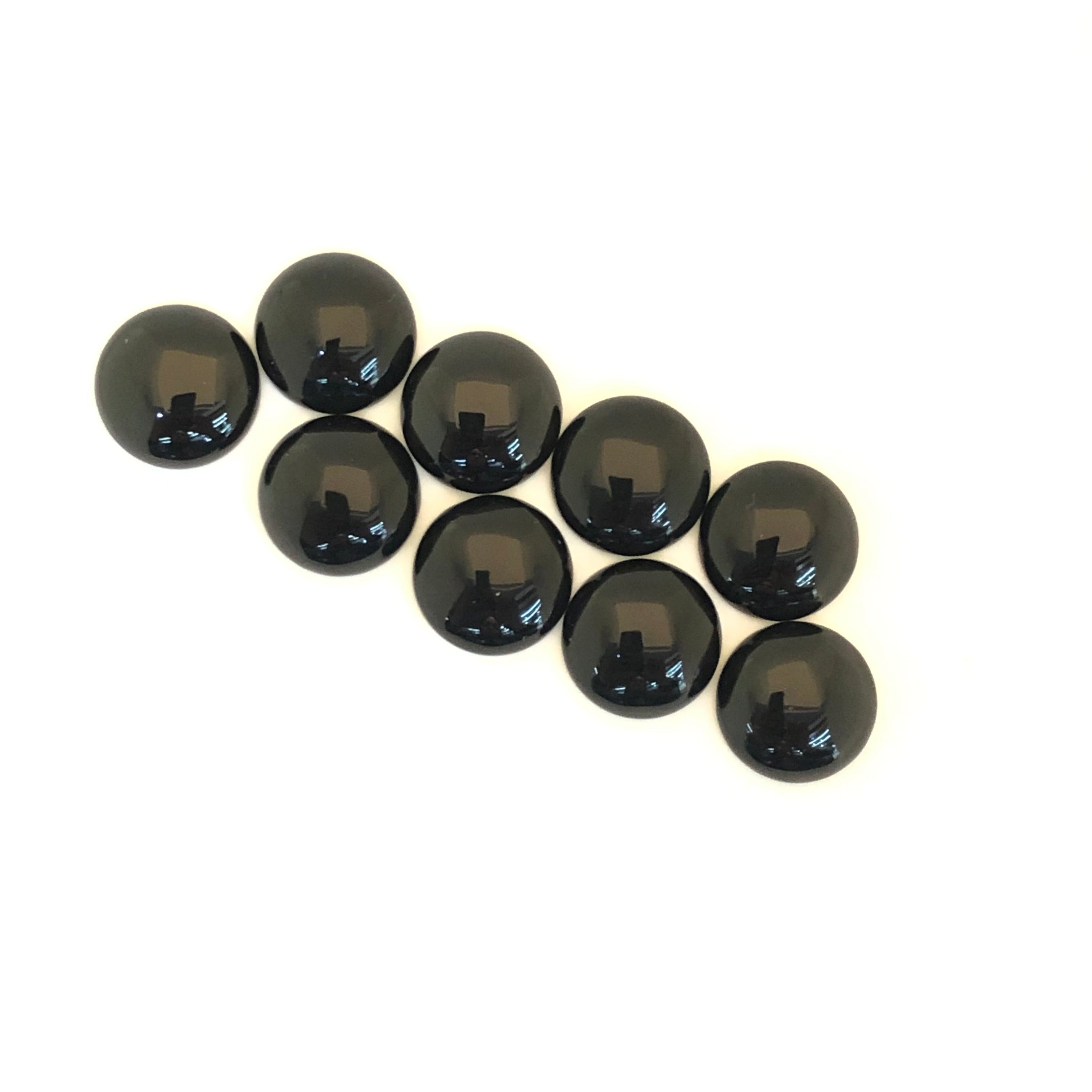 15mm Round black onyx stone - Cape Diamond Exchange