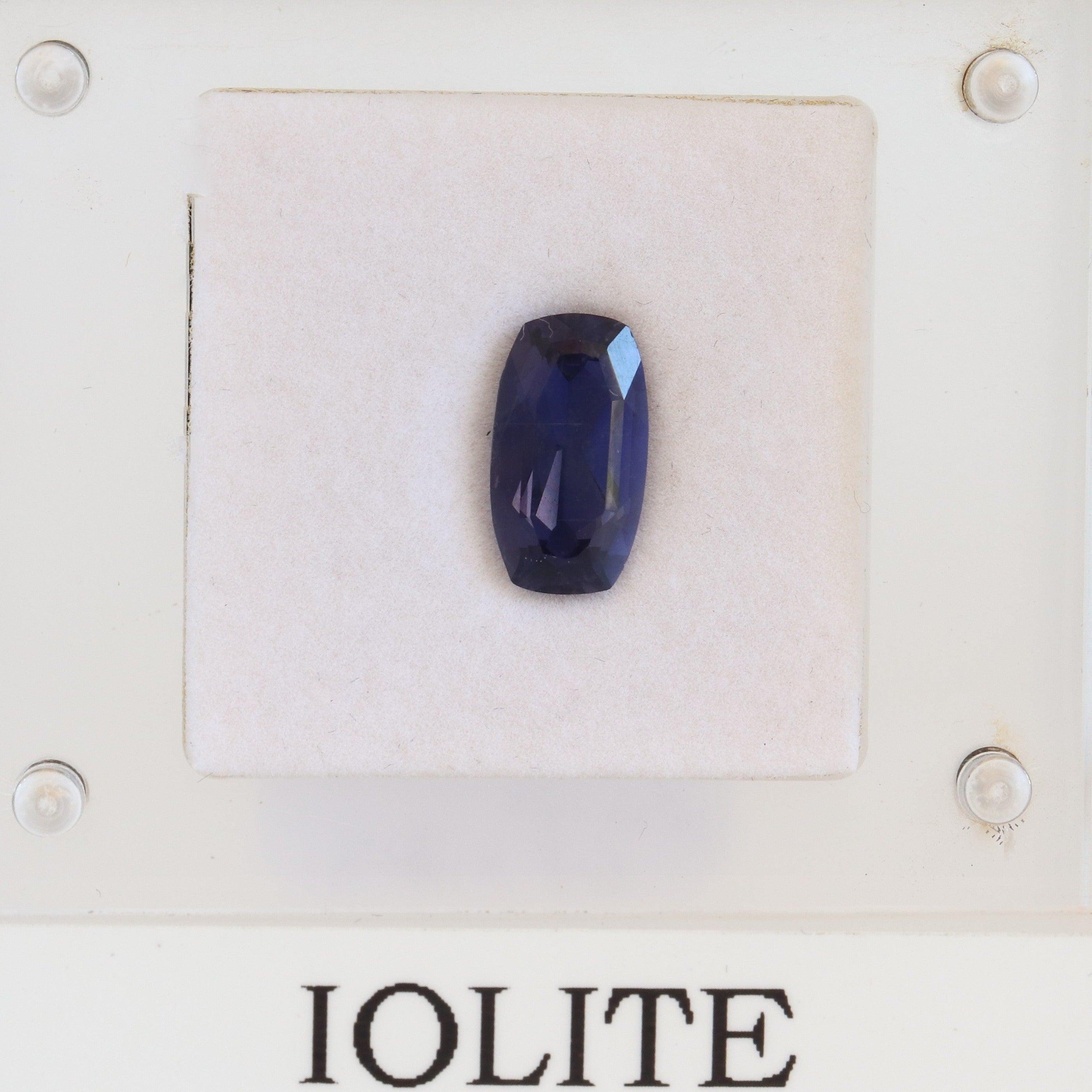 6.8mm x 12.3mm Octagon Iolite Stone