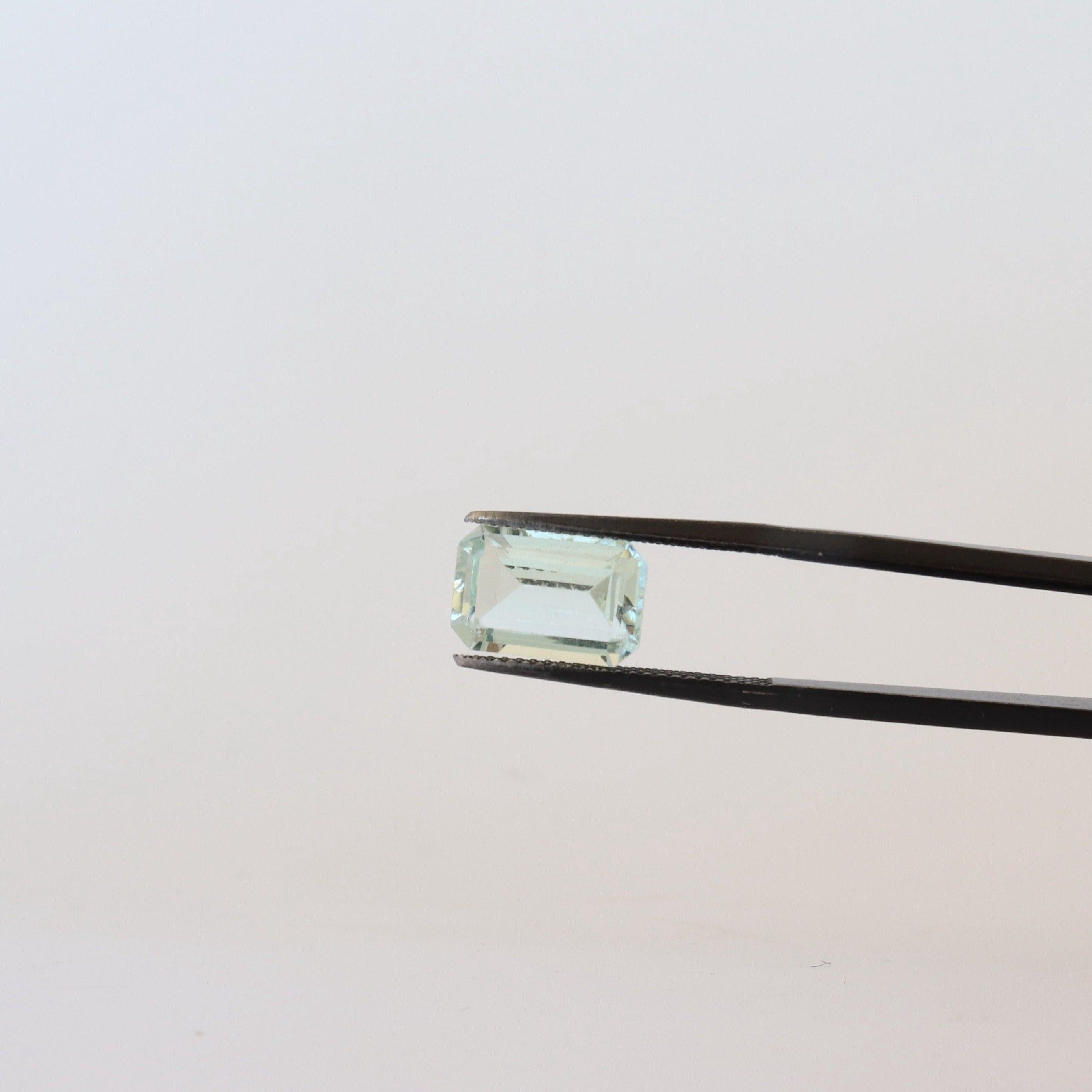 Prasiolite Quartz Stone (Trillion/Octagon )