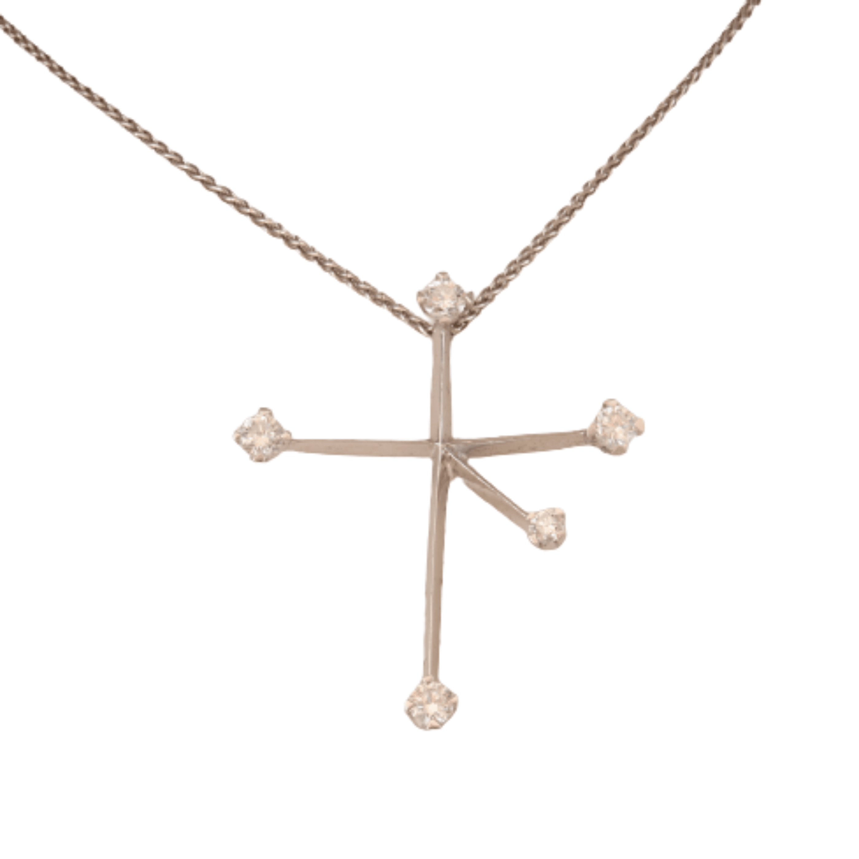 18kt White Gold Southern Cross