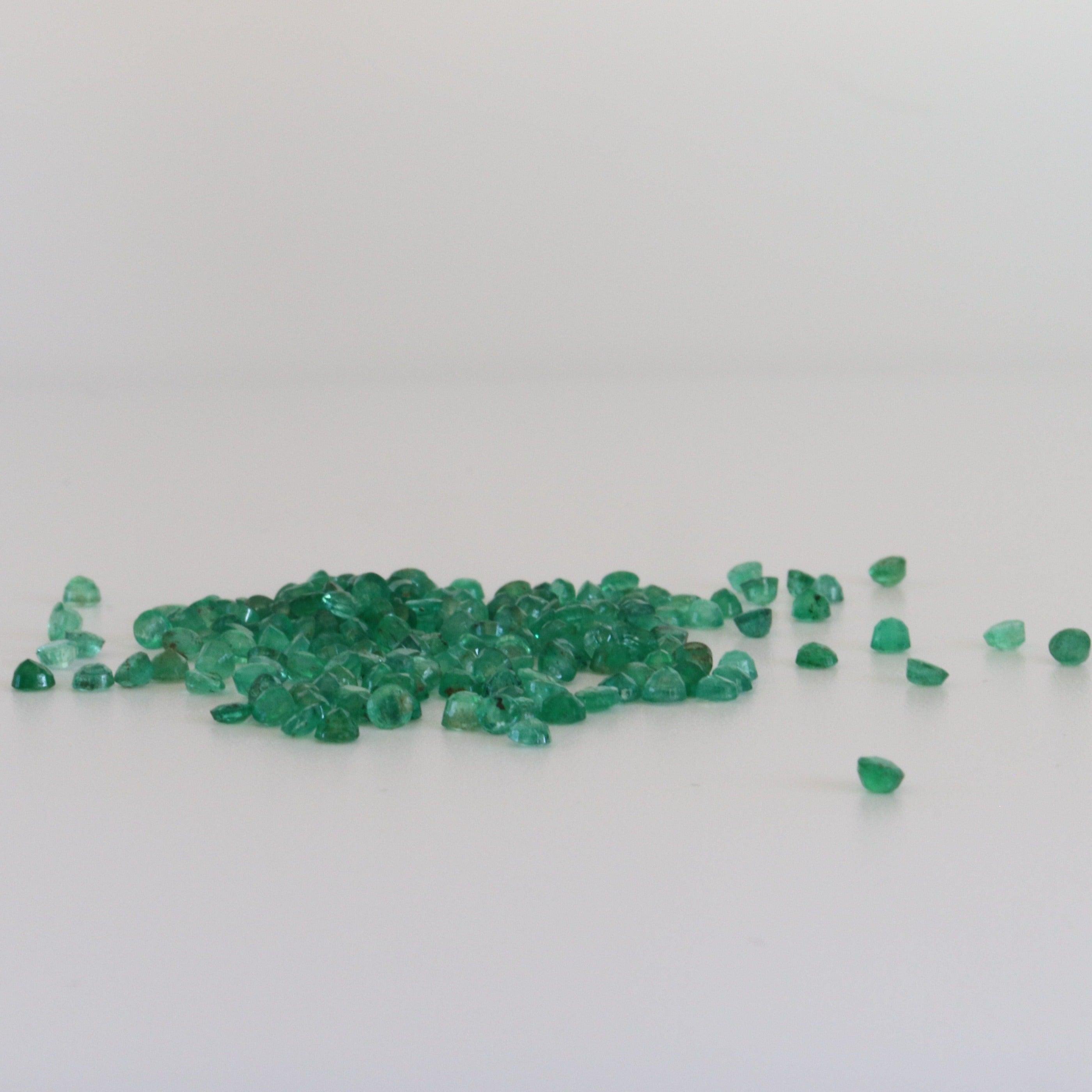 2.2mm Round Emerald Stones