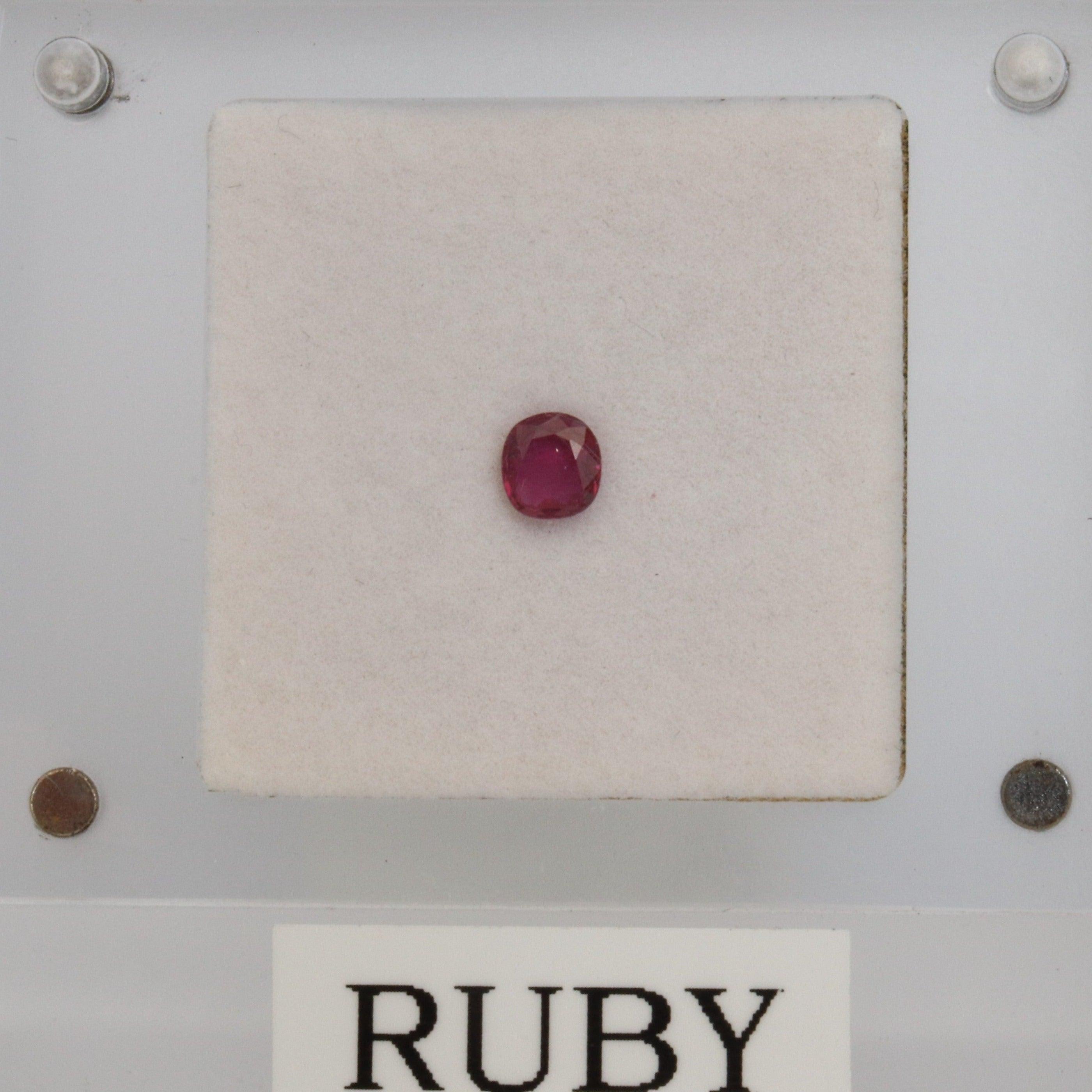 Cushion Ruby Stones