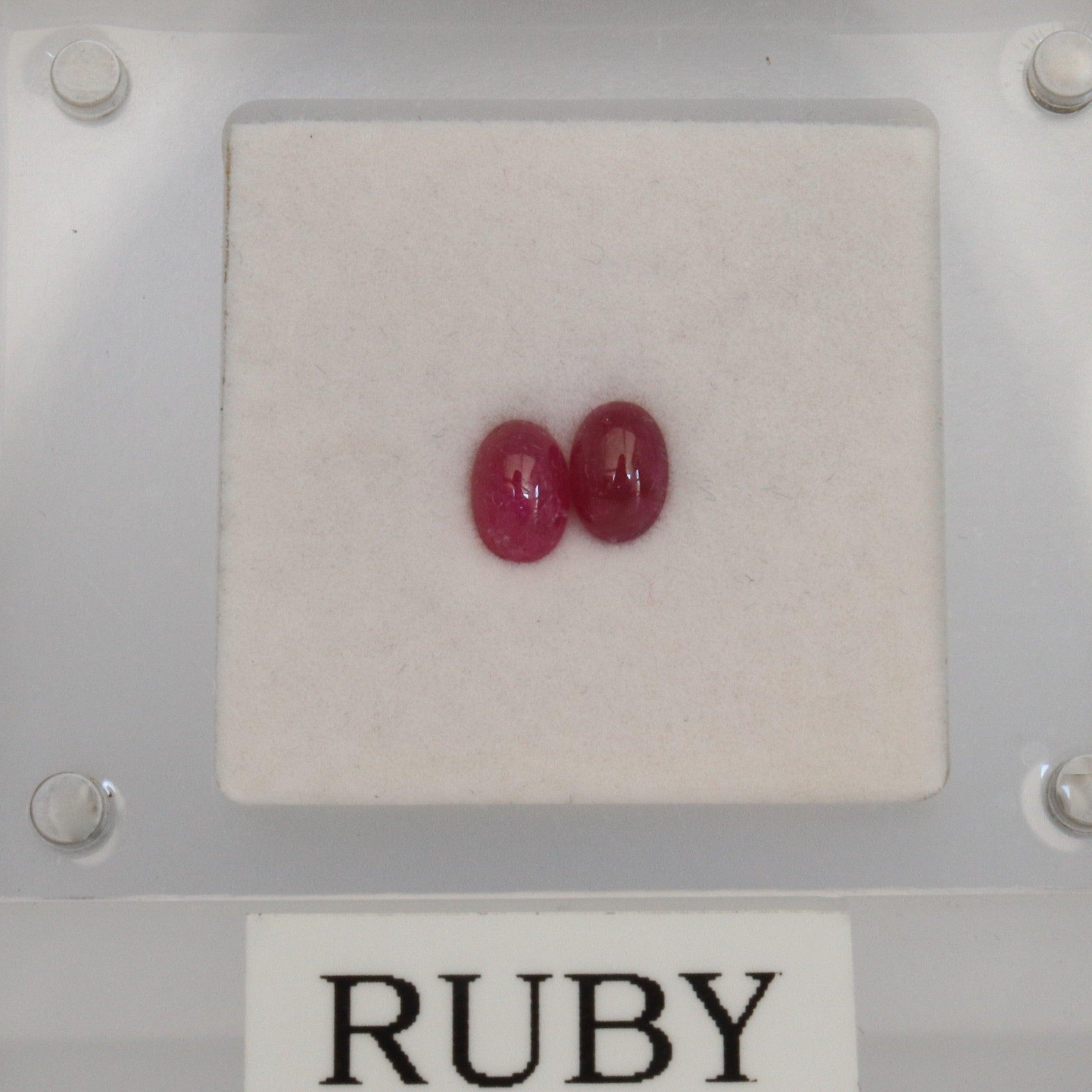 Oval Ruby Cabochon Stone Shop Jewelry Online - Cape Diamond Exchange ...