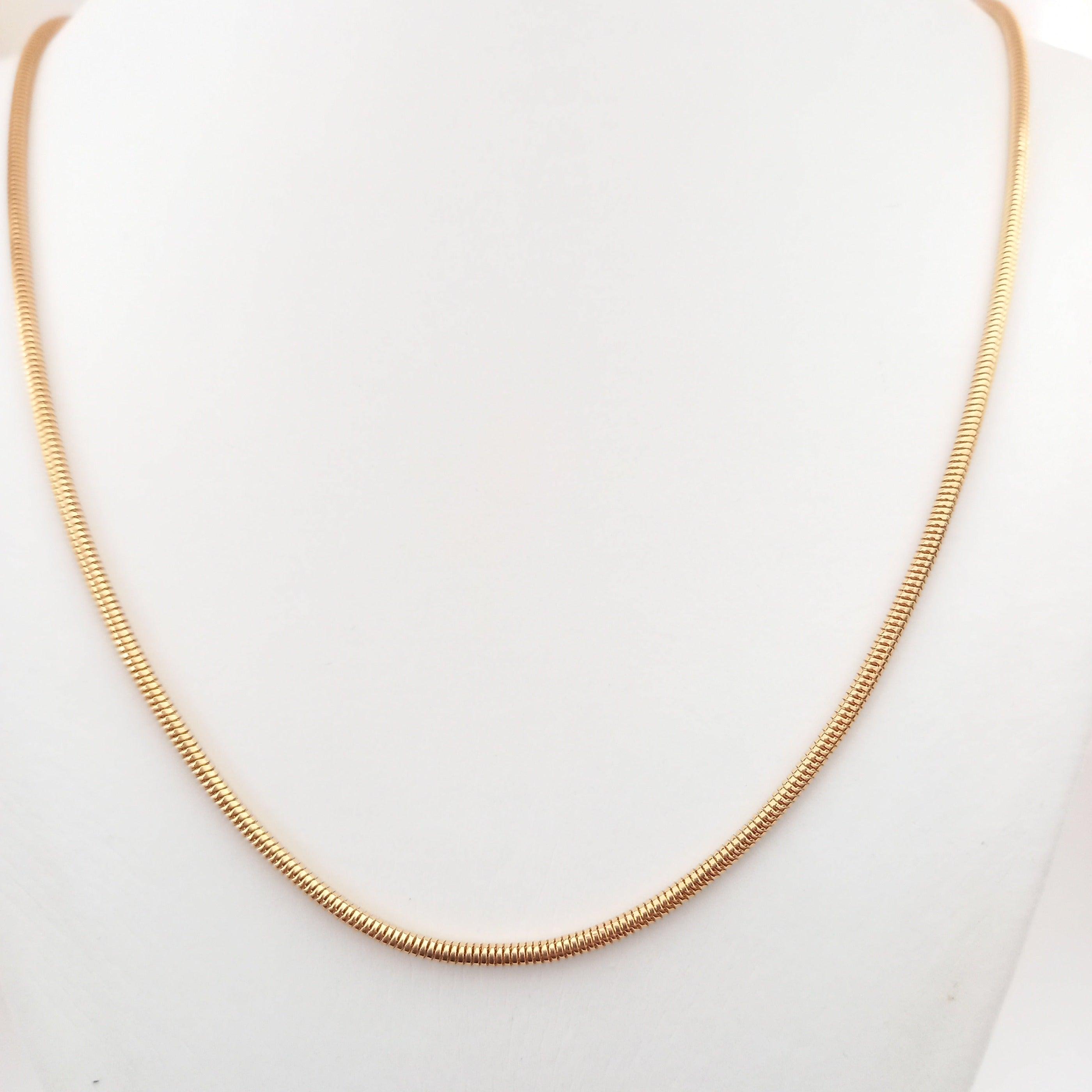 Yellow Gold Snake Chain