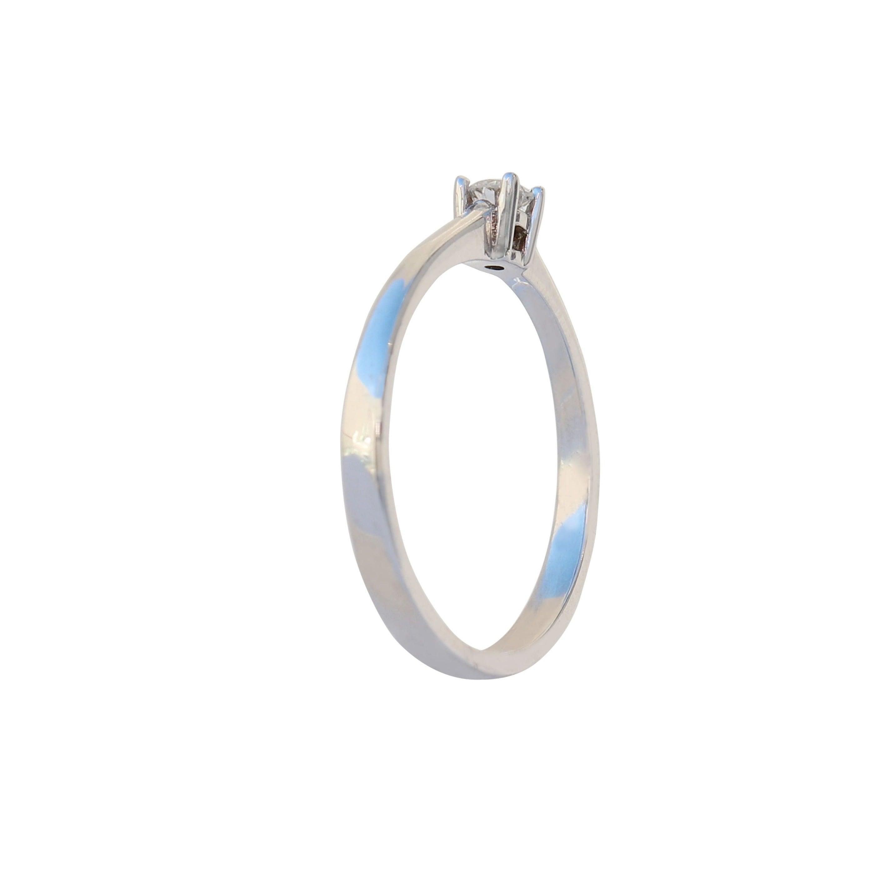 White Gold Diamond Solitaire Ring - Cape Diamond Exchange | Shop ...